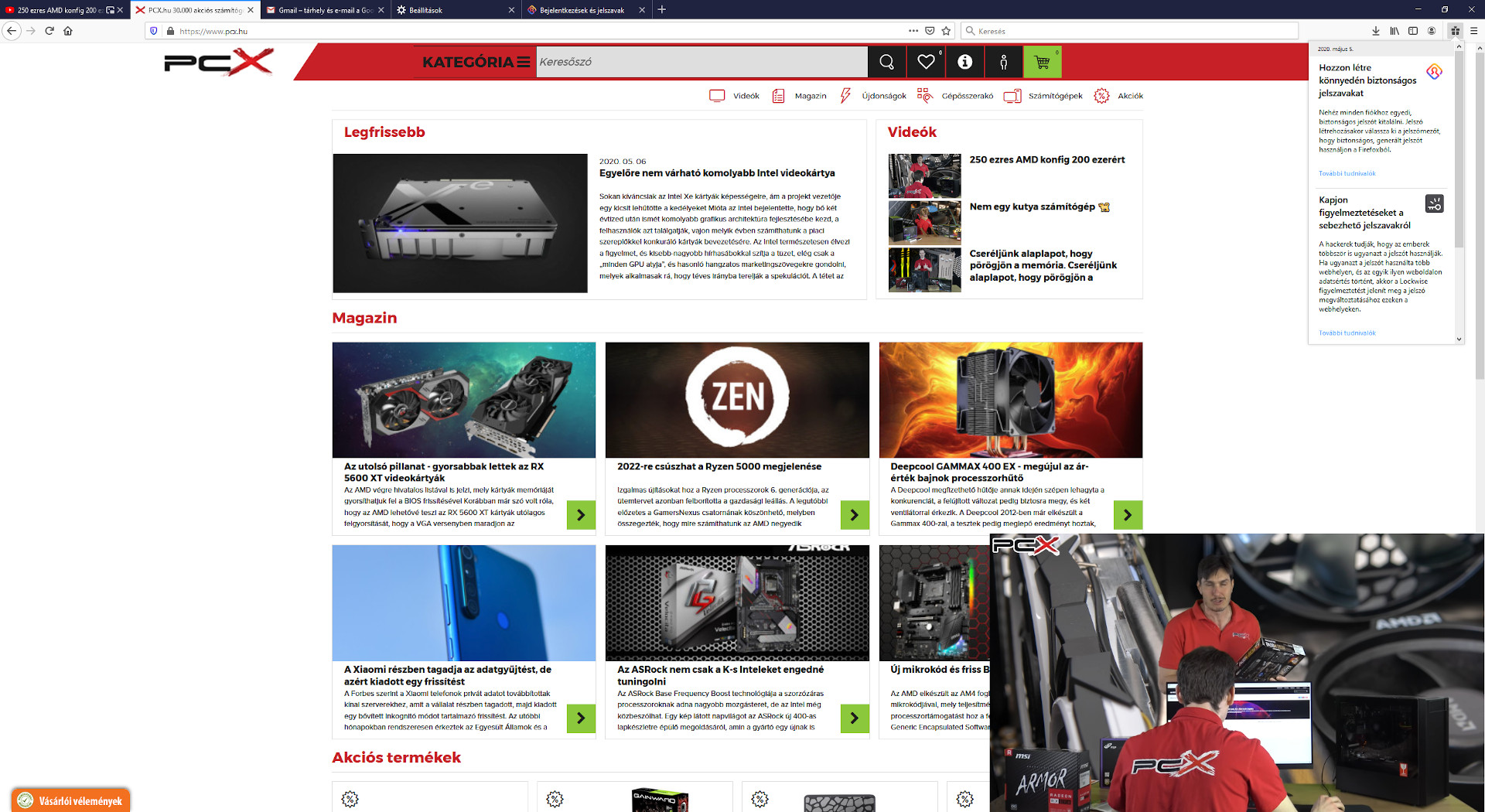 Az új Firefox 76 a jelszóvédelemre koncentrál