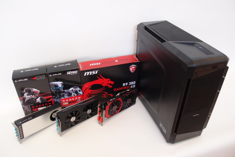 MSI R9 380 GAMING 4G, Sapphire RX470 4GB, Sapphire RX480 4GB